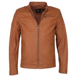 Lederjacke Maze "51Rocha" Gr. S, braun (brandy) Herren Jacken