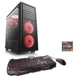 CSL Gaming-PC "HydroX V8993" Computer Gr. Microsoft Windows 11 Home (64 Bit), 16 GB RAM 1000 GB SSD, schwarz