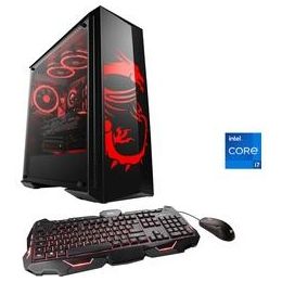 CSL Gaming-PC "Hydrox V27524 MSI Dragon Advanced Edition" Computer Gr. Microsoft Windows 11 Home (64 Bit), 16 GB RAM 1000 GB SSD, schwarz