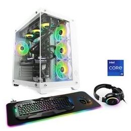 CSL Gaming-PC "Aqueon C94321 Extreme Edition" Computer Gr. Microsoft Windows 11 Home (64 Bit), 32 GB RAM 1000 GB SSD, weiß