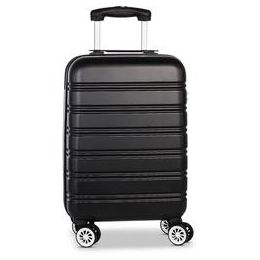 Fabrizio Worldpack New York Kabinentrolley 55 cm 4 Rollen - Schwarz