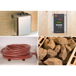 Weka Saunaofenset 4 - 9,0 kW OS mit Ofenanschlu&szlig;kabel