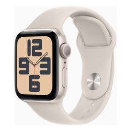 REFURBISHED – Apple Watch SE 2.Gen 2022 GPS 40mm Smartwatch Alu Sternenlicht Sportband