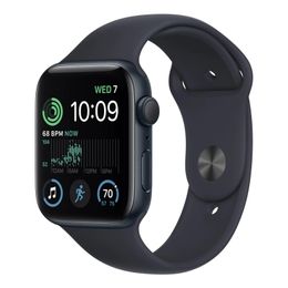 REFURBISHED – Apple Watch SE 2.Gen GPS 2022 40mm Smartwatch Alu Sportband Mitternacht Schwarz