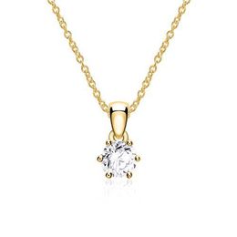 Brilladia Diamantkette für Damen aus 585er Gold