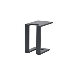 Outdoor living U-Side Beistelltisch Aluminium /Schwarz /Aluminium