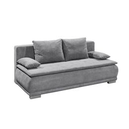 ED Lifestyle Luigi Lux 3DL Schlafsofa Holzwerkstoff/Bonell Dark Grey