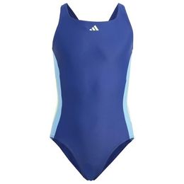 Adidas - Kid's Cut 3S Suit - Badeanzug Gr 116 blau