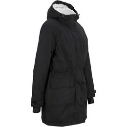 bonprix Funktions-Parka mit Teddyfleece und Kapuze, wasserdicht