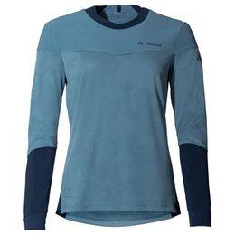 Vaude - Women's Moab L/S Pro Shirt - Radtrikot Gr 36 blau