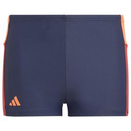 Adidas - Kid's CB 3-Stripes Boxer - Badehose Gr 128 blau