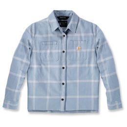 Carhartt - Women's Midweight Flannel L/S Plaid Shirt - Hemd Gr XS grau