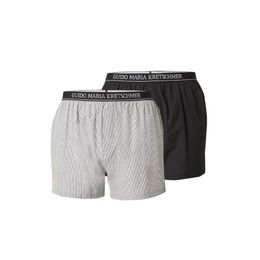 Guido Maria Kretschmer Men Boxershorts 'Cem ' Herren Gr&ouml;&szlig;e XL anthrazit / dunkelgrau / schwarz / wei&szlig;