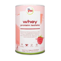 for you eHealth for you whey protein isolate - Joghurt-Himbeere