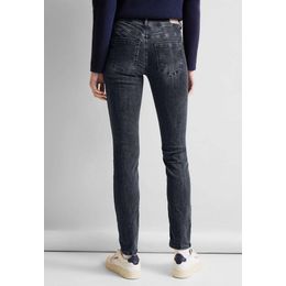 Street One Slim-fit-Jeans High Waist, grau