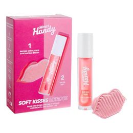 Merci Handy - Kit Soft Kisses Heroes - Lippenöl & Peelingbürste - kit Soft Kisses Heroes