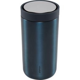 Stelton To Go Click Becher 0,2 l Dark Blue/Metallic