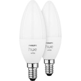 Philips Hue LED Lampe E14 2er Set 5,5W 470lm White