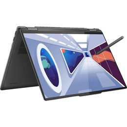 Lenovo Yoga 7i inkl. Lenovo Pen, Convertible, mit 16 Zoll Display, Intel® Evo™ Plattform, Core™ i7 i7-1360P (Evo) Prozessor, GB RAM, 1 TB SSD, Iris® Xe, Storm Grey, Windows 11 Home (64 Bit)