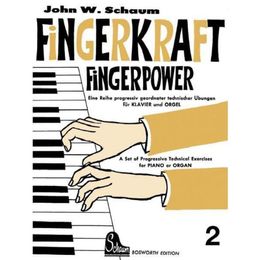 Bosworth Fingerkraft. Progressiv geordnete technische Übungen für Klavier oder Orgel / Fingerkraft 2.H.2 - John W Schaum, Kartoniert (TB)