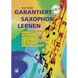 Alfred Music Publishing Garantiert Saxophon lernen, m. Audio-CD - Frank Schöttl, Kartoniert (TB)