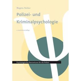 Polizei- und Kriminalpsychologie. Tl.1.Tl.1 - Birgitta Sticher, Kartoniert (TB)