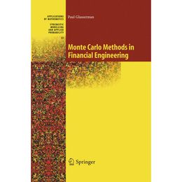 Springer Monte Carlo Methods in Financial Engineering - Paul Glasserman, Gebunden