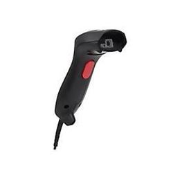 IC INTRACOM Manhattan 2D Handheld Barcode Scanner, USB-A, 250mm Scan Depth, Cable 1.5m, Max Ambient Light 100,000 lux (sunlight), Black, Three Year Warranty, Box - Barcode-Scanner