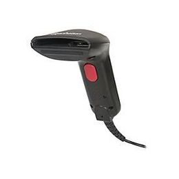IC INTRACOM Manhattan Contact CCD Handheld Barcode Scanner, USB, 60mm Scan Width, Cable 152cm, Max Ambient Light 5,000 lux (sunlight), Black, Three Year Warranty, Box - Barcode-Scanner