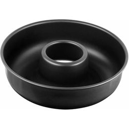 Zenker Frankfurter Kranz ø 28 cm black metallic, runde Kuchenform mit Antihaftbeschichtung, Backform für leckere Kuchen & Torten (Farbe: Schwarz), Menge: 1