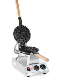 ROYAL CATERING Bubble Waffeleisen 1.415 W 250 °C Timer: 0 - 5 min Waffeleisen Waffelmaschine