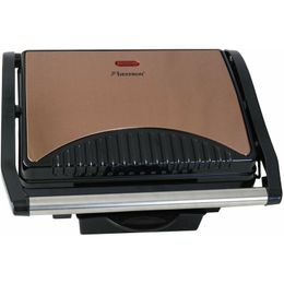 Bestron - Panini Kontakt Grill 1000 Watt Kupfer Design Grill und Toaster - Kupfer