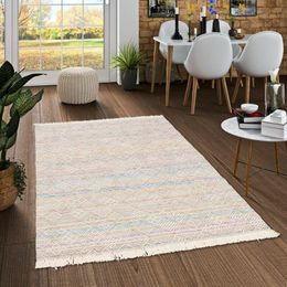 Pergamon Nachhaltiger Teppich Kelim Fina Bunt Trend - 60x90 cm