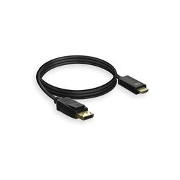 ACT Adapterkabel - DisplayPort-Stecker auf HDMI-Stecker - 4K @ 30 Hz - 1.8 m