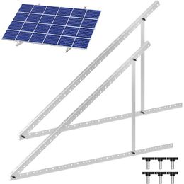 41 Zoll Solarhalterung Einstellbares Aluminium Solarmodul Halterung Solarpanel Befestigung Wand- Boden- Halterung 1040mm für Wohnmobil - Swanew