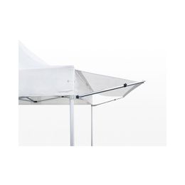 3m Vordach für Faltpavillons premium und professional mit Polyesterplane, weiß - weiß