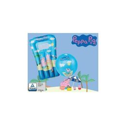 Happy People - Strandset Peppa Pig Wasserball u. Kindermatratze