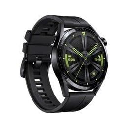 Huawei Watch GT 3, Smartwatch schwarz, 46mm; Armband: Black, Fluorelastomer