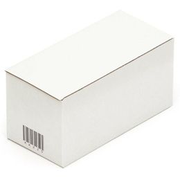 KK VERPACKUNGEN - 50 Automatikboden Kartons 230 x 110 x 110 mm Blitzboden Kartons Versandkartons weiß - Außenfarbe: Weiß - Innenfarbe: Braun