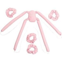 GLOV Haarpflege Spider Coolcurl™ Multi-Stab Hitzefreies Lockenwickler-Set Pink 1x Cool Curl Spider + 4x Scrunchies + 1x Cosmetic Bag