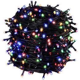 Monzana® Lichterkette 200/400/600 LED IP44 Innen Außen Kabel Weihnachtsdeko Leuchtkette Lichtervorhang Weihnachtsbeleuchtung Warmweiß Kaltweiß Bunt