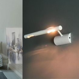 Licht-Erlebnisse - Bilderleuchte Weiß 2x G9 B:29cm Klassisches Design - Weiß