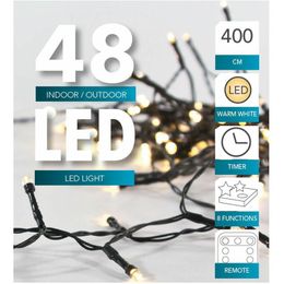 1.01 led Lichterkette 48 led - 400 cm / Timer / Fernbedienung