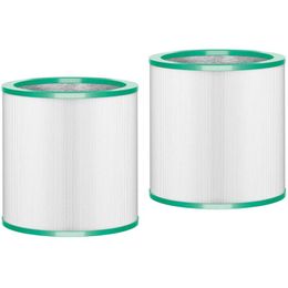 TRADESHOP 2x HEPA-Filter passend für Dyson Pure Cool Link AM11 TP00 TP01 TP02 TP03 Luftreiniger - Ersatz für Dyson 968126-03 Filter Ersatzfilter Luftfilter