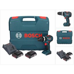 Bosch - gsb 18V-55 Professional Akku Schlagbohrschrauber 18 v 55 Nm Brushless + 2x Akku 2,0 Ah + Ladegerät + Koffer
