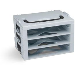 Sortimo Systembox i-RACK 3-fach grau für i-BOXX 72 & LS-Schublade 72 - grau - Bosch