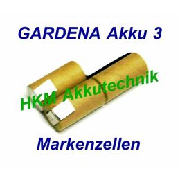 Accu 3 Akku 3,6V 3 Ah NiMh Original Markenzellen für Original Lader - Gardena