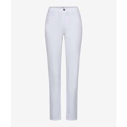 Brax Damen Five-Pocket-Hose Style CAROLA, Weiß, Gr. 32