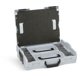 BS SYSTEMS Bosch-sortimo System l-boxx 102 grau & Inset-Box U3 & 2 x l-boxx Mini & Deckeleinlage - grau