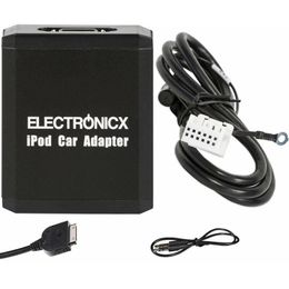 ELECTRONICX Adapter aux iPhone iPad iPod cd Wechsler vw, Seat, Skoda, Audi 12 Pin